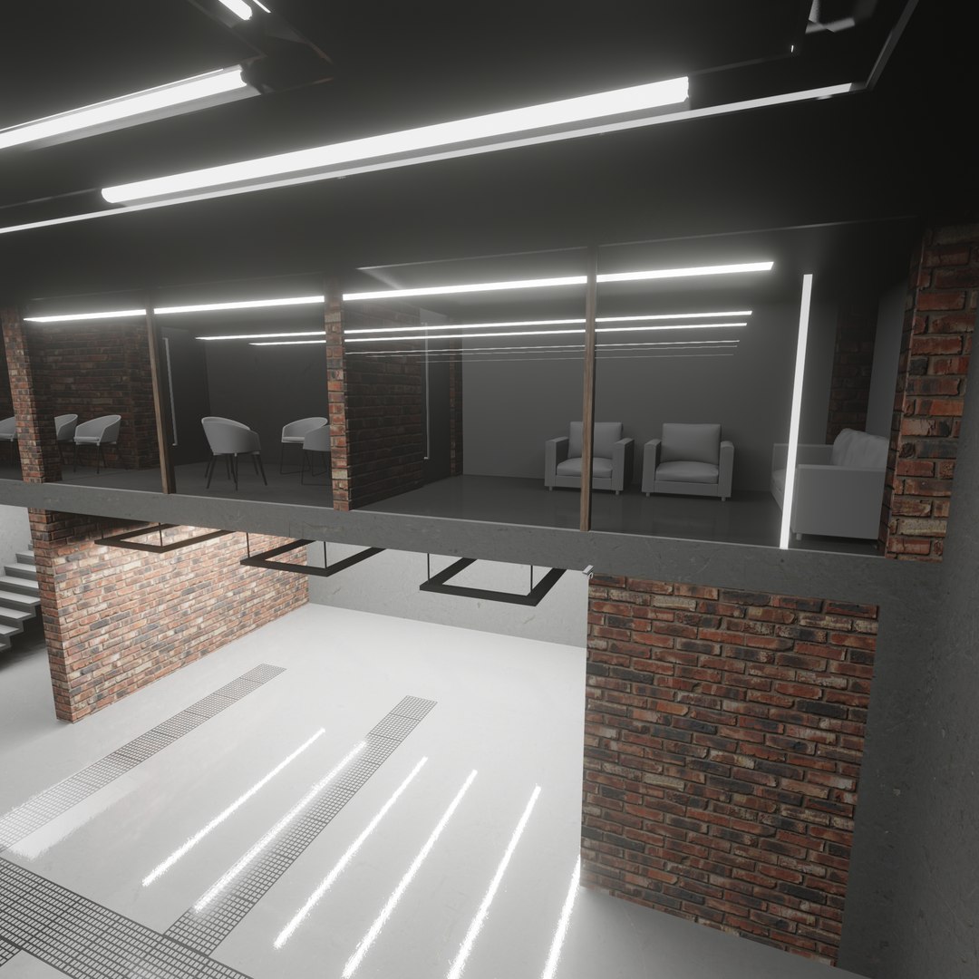 3D Car Studio Interior Model - TurboSquid 1894559