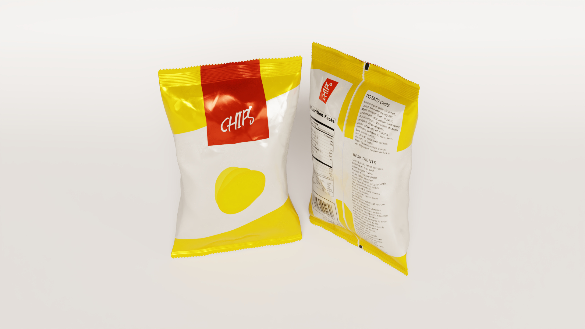 Chips Bag v2 3D - TurboSquid 1806595
