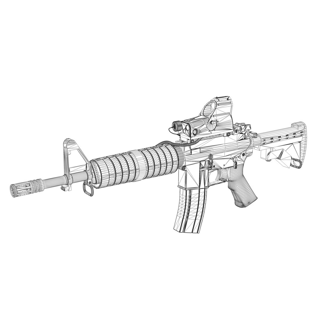 Colt M4a1 Commando Mars 3ds