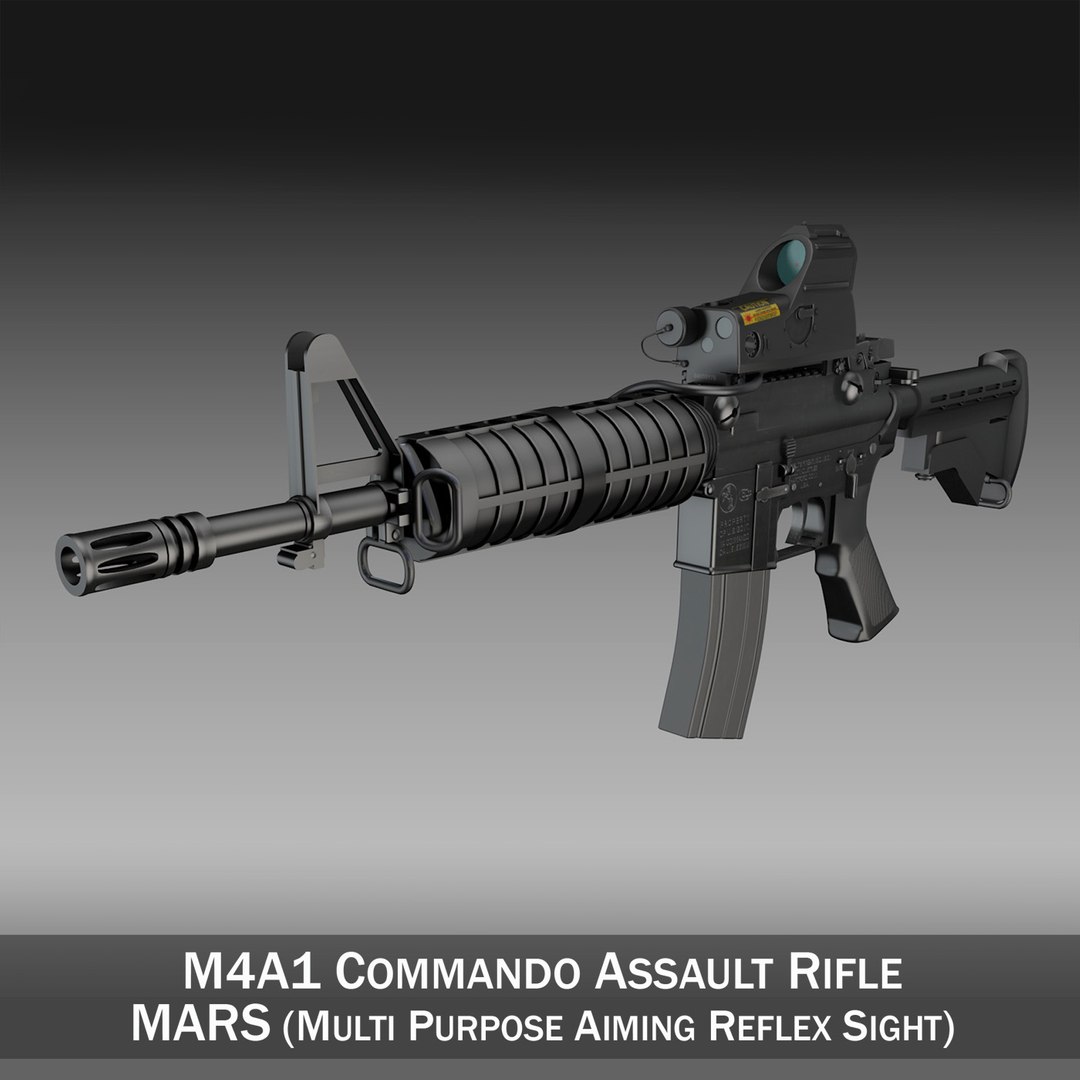 Colt M4a1 Commando Mars 3ds