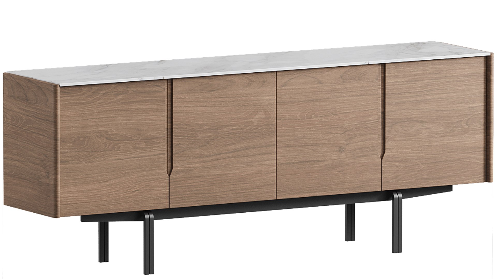 PANAMA Sideboard Wooden Sideboard With Doors By Wewood 3D Model ...