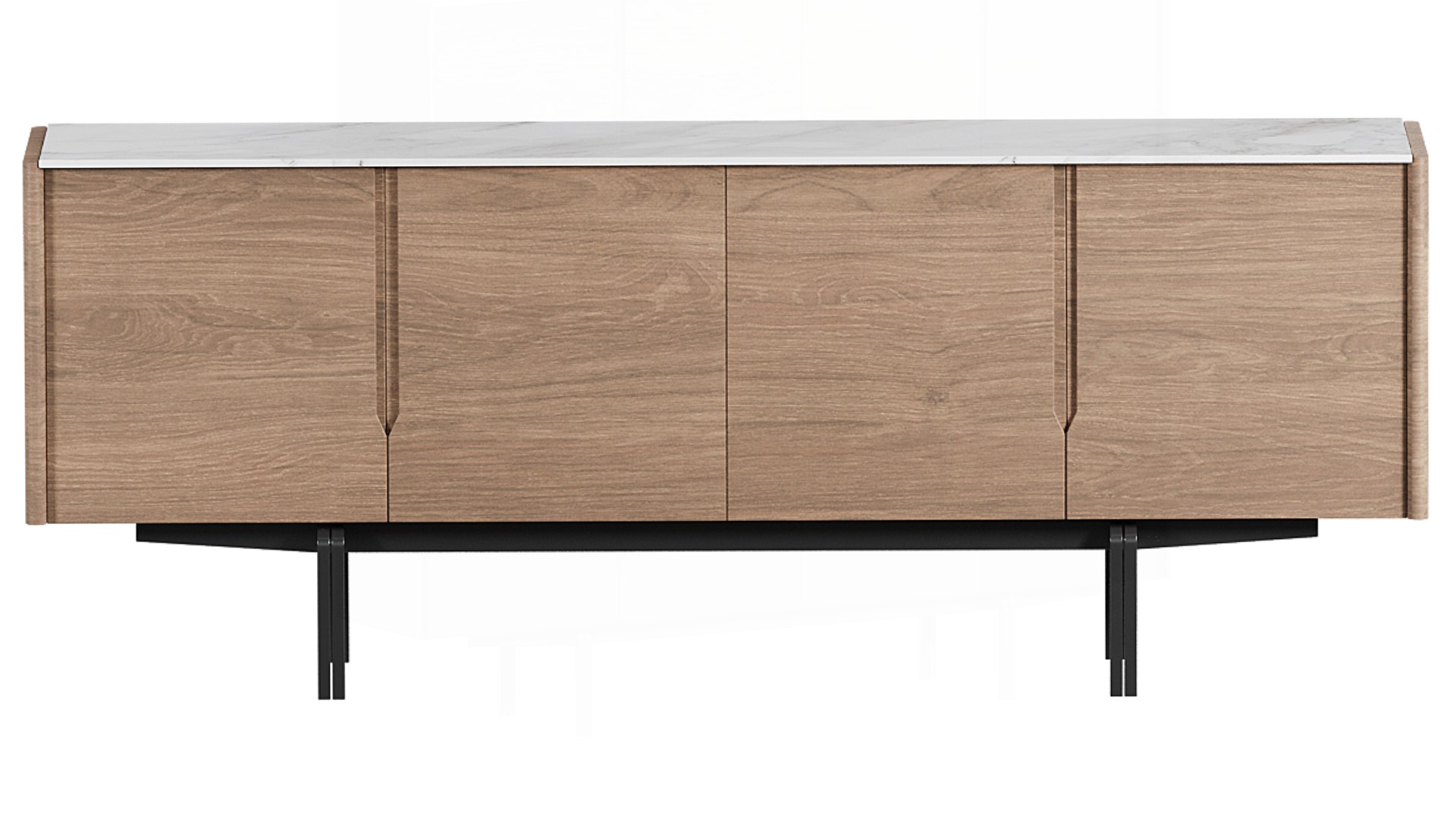 PANAMA Sideboard Wooden Sideboard With Doors By Wewood 3D Model ...