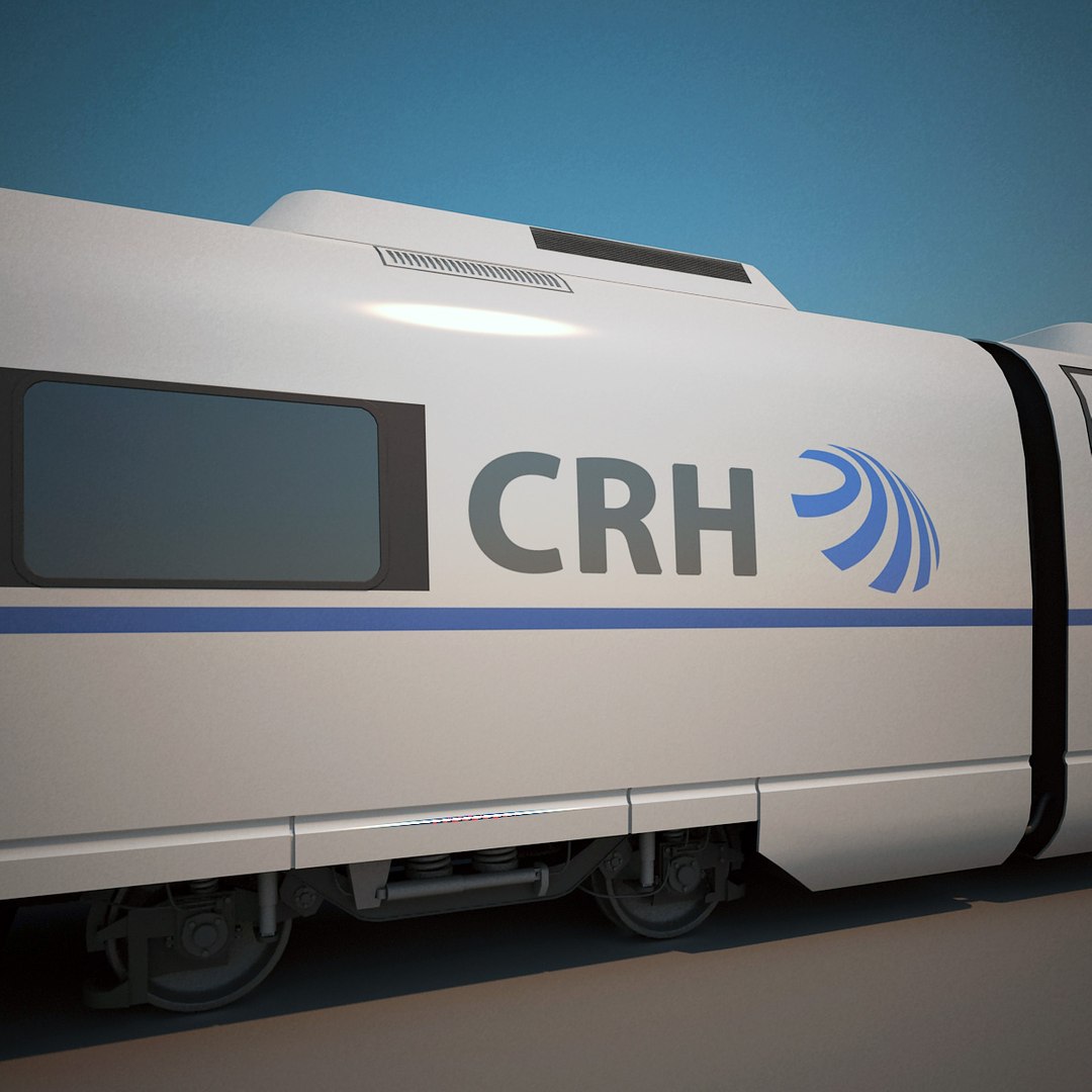 3ds chinese crh-3 high-speed train