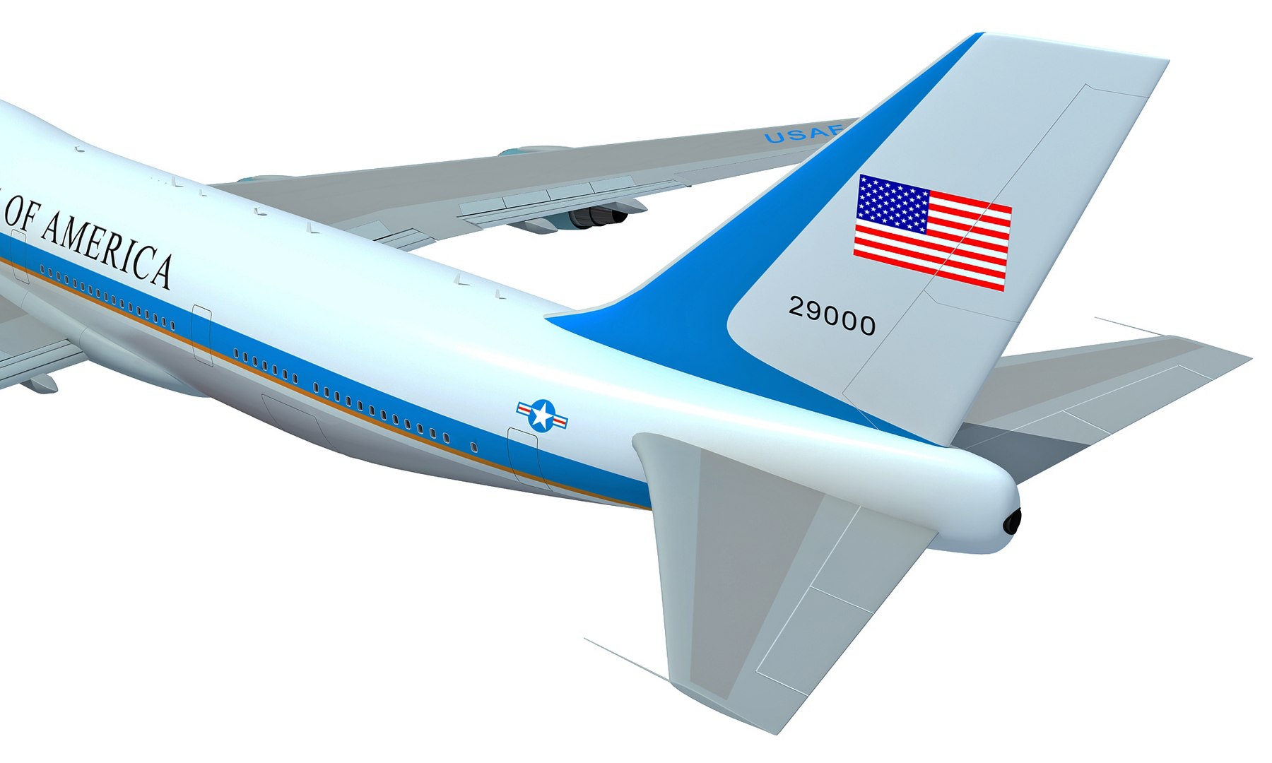 3D Aerial Air Force Aircraft - TurboSquid 1424185
