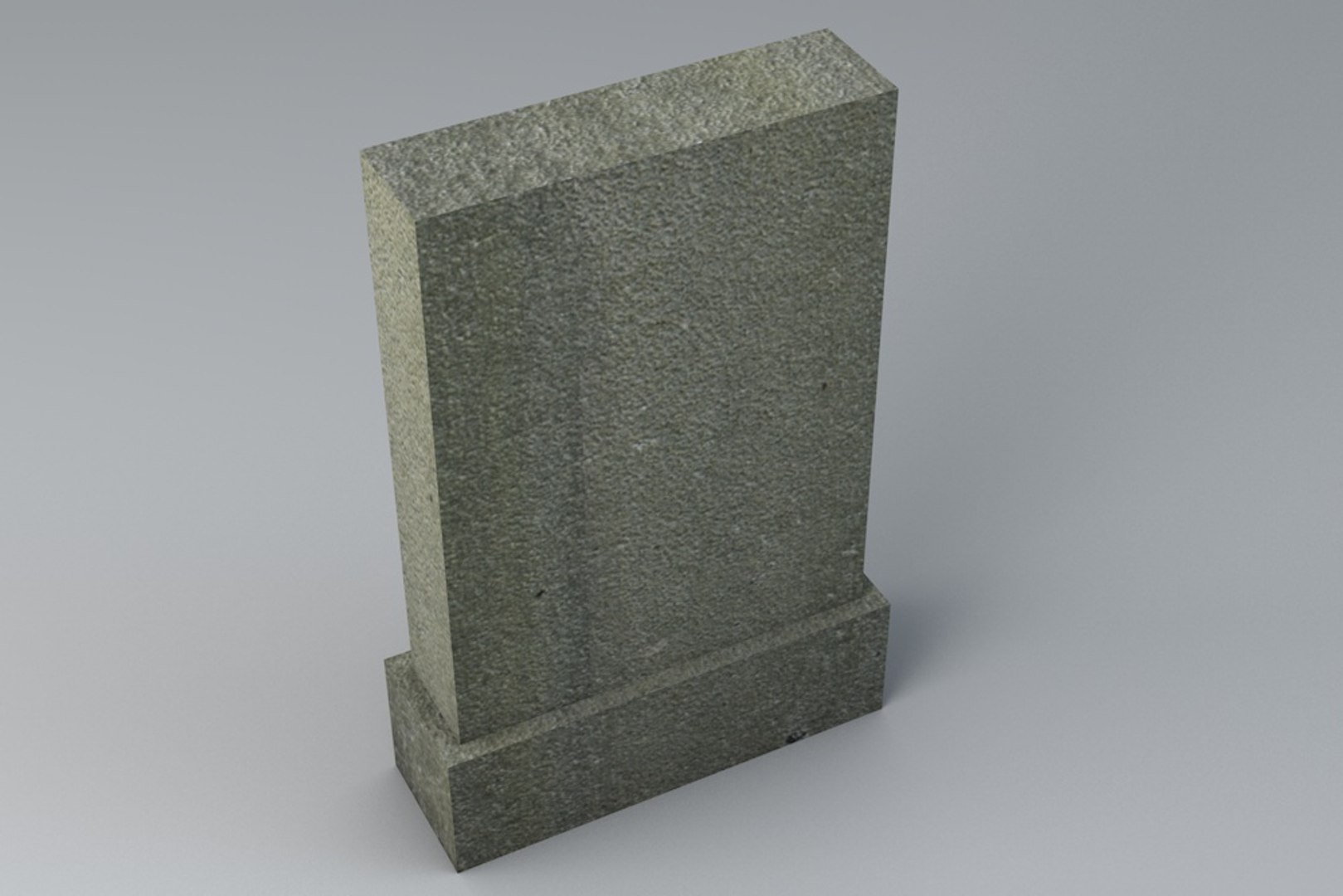 3d stone grave gravestone