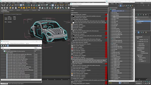 modelo 3d Volkswagen Beetle, un coche moderno simplificado - TurboSquid 2349248