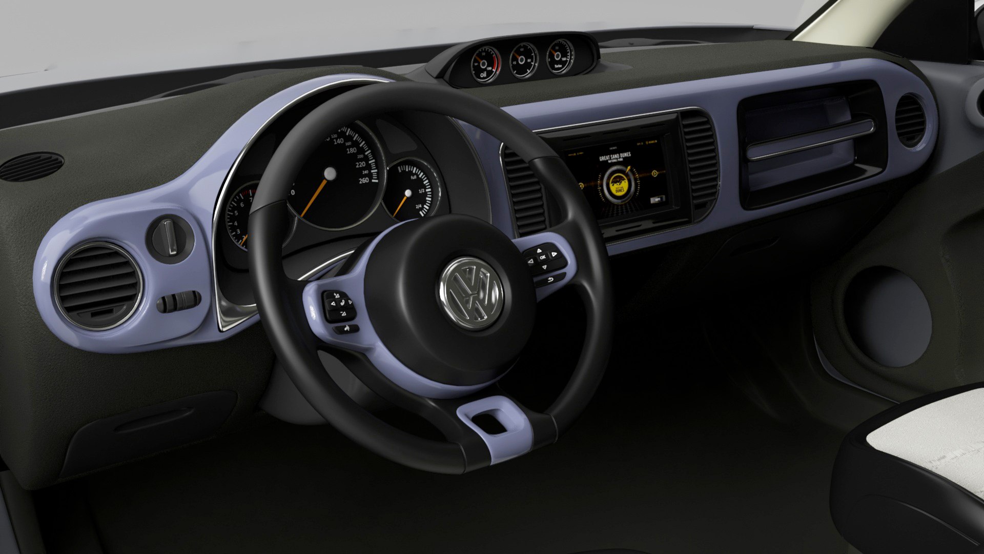 Volkswagen Beetle Modern Car Simplified 3D Model - TurboSquid 2349248