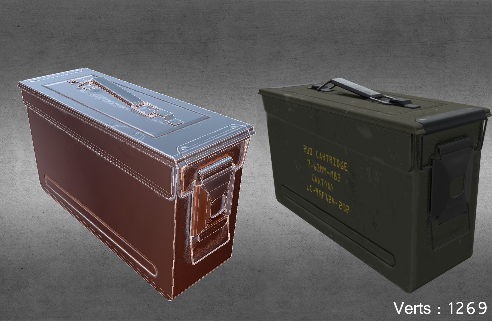 Army Assets 3d Model