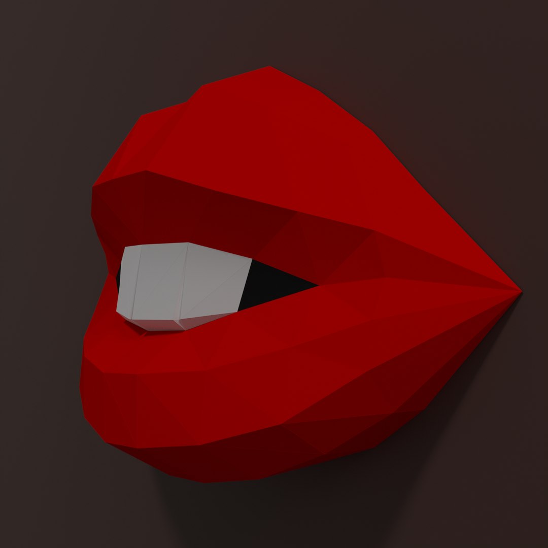 3D Lips Mouth Model - TurboSquid 1846045