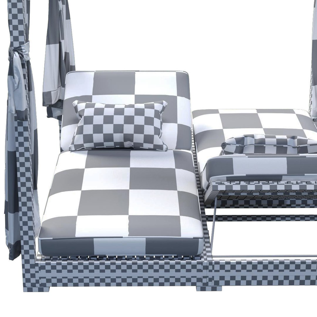 Outdoor Malta Canopy Double 3d Model