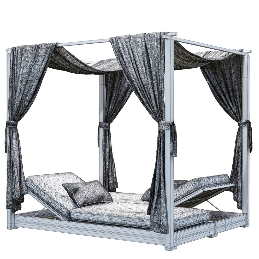 Outdoor Malta Canopy Double 3d Model