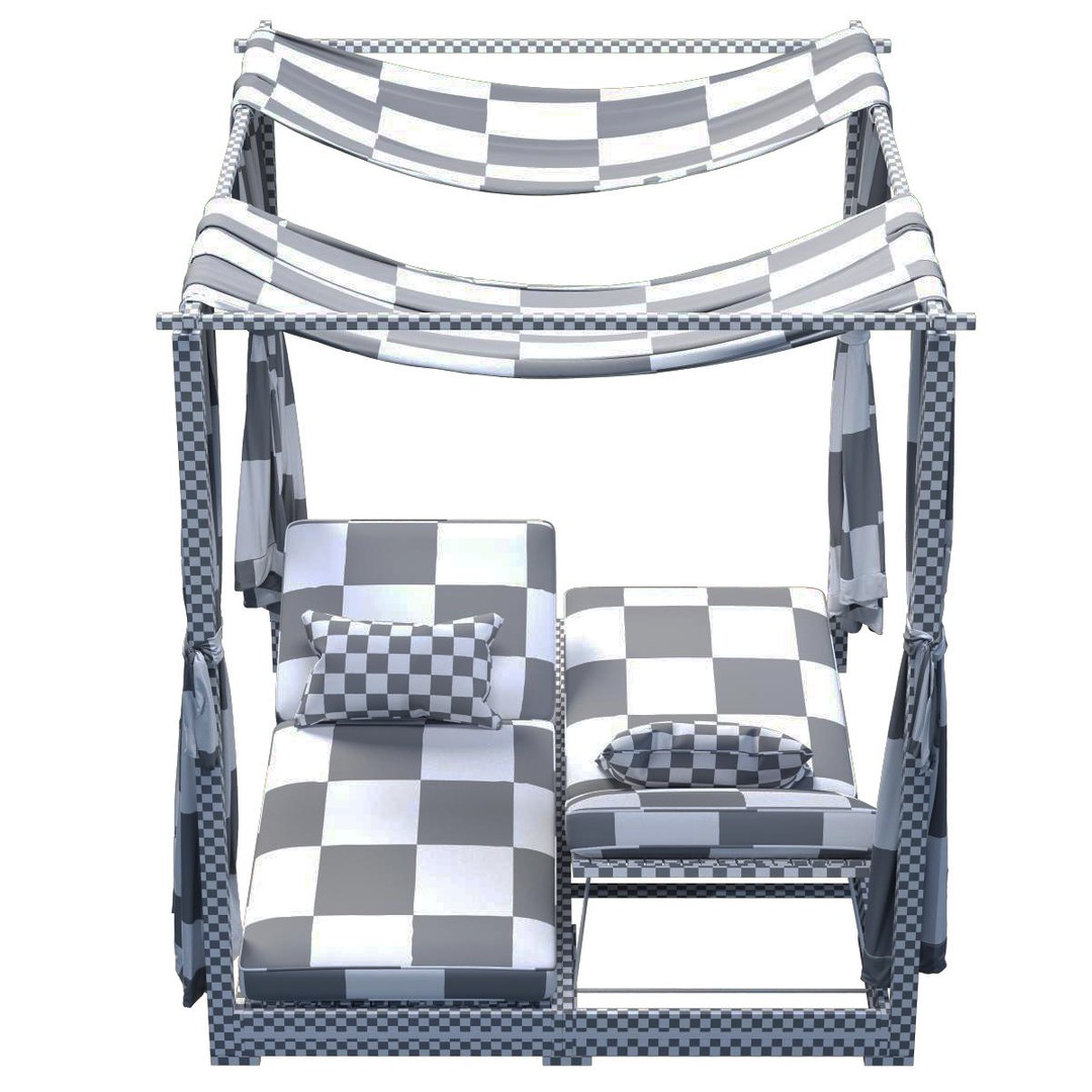 Outdoor Malta Canopy Double 3d Model