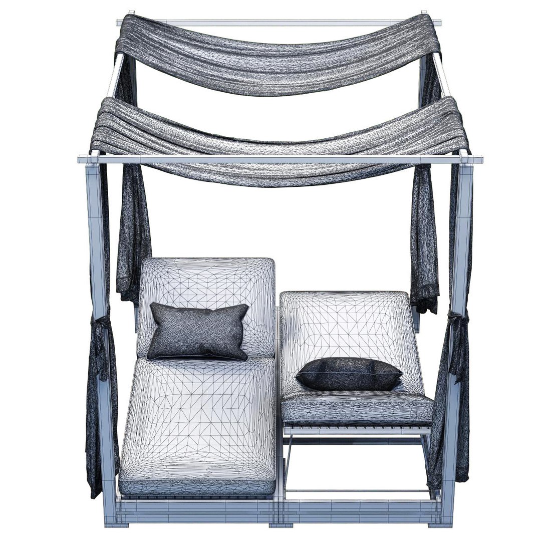 Outdoor Malta Canopy Double 3d Model