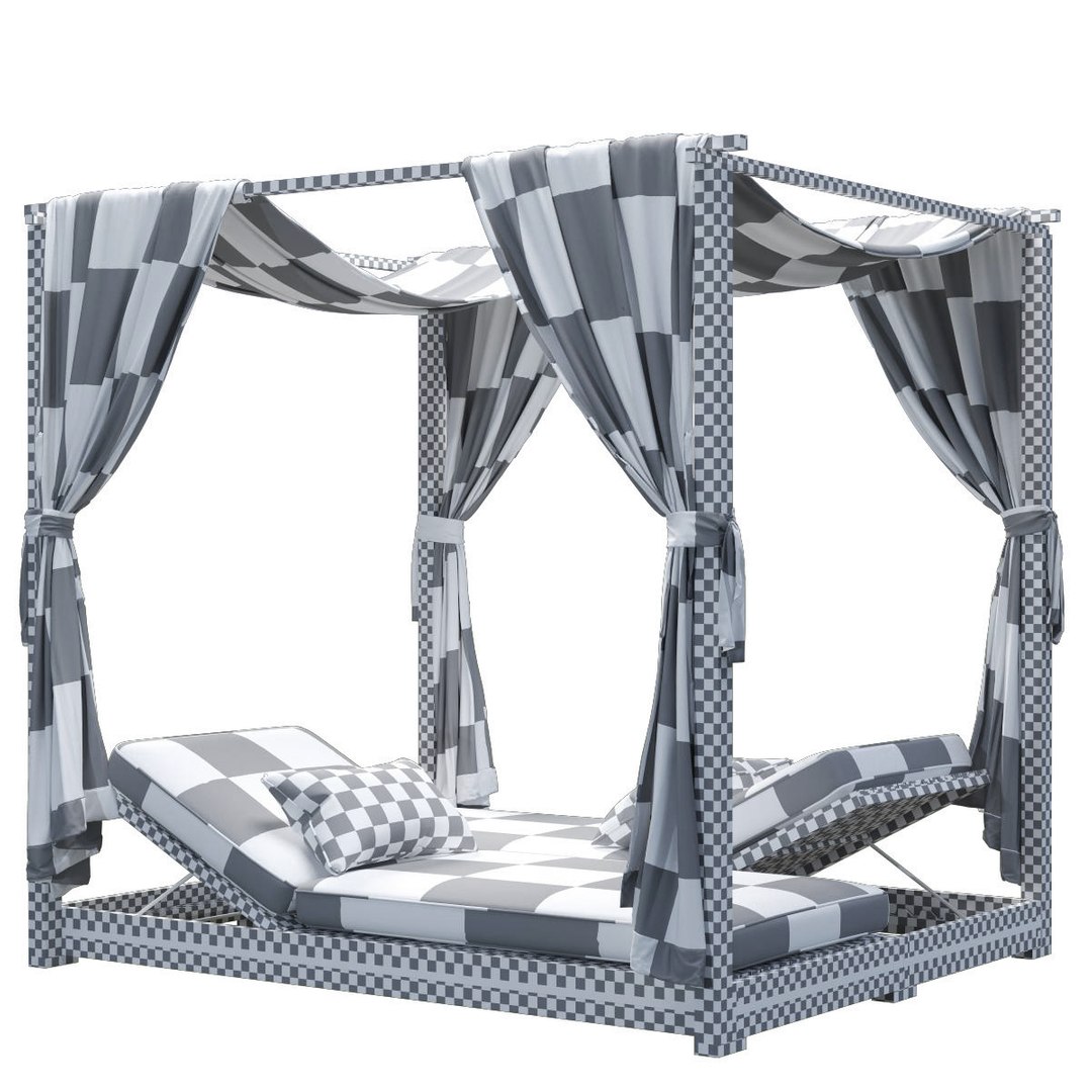 Outdoor Malta Canopy Double 3d Model