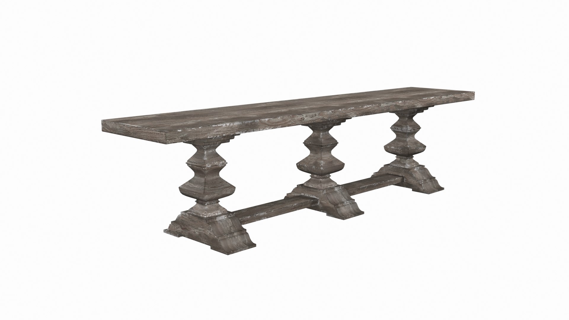 Banks Dining Bench 3D Model - TurboSquid 1942506