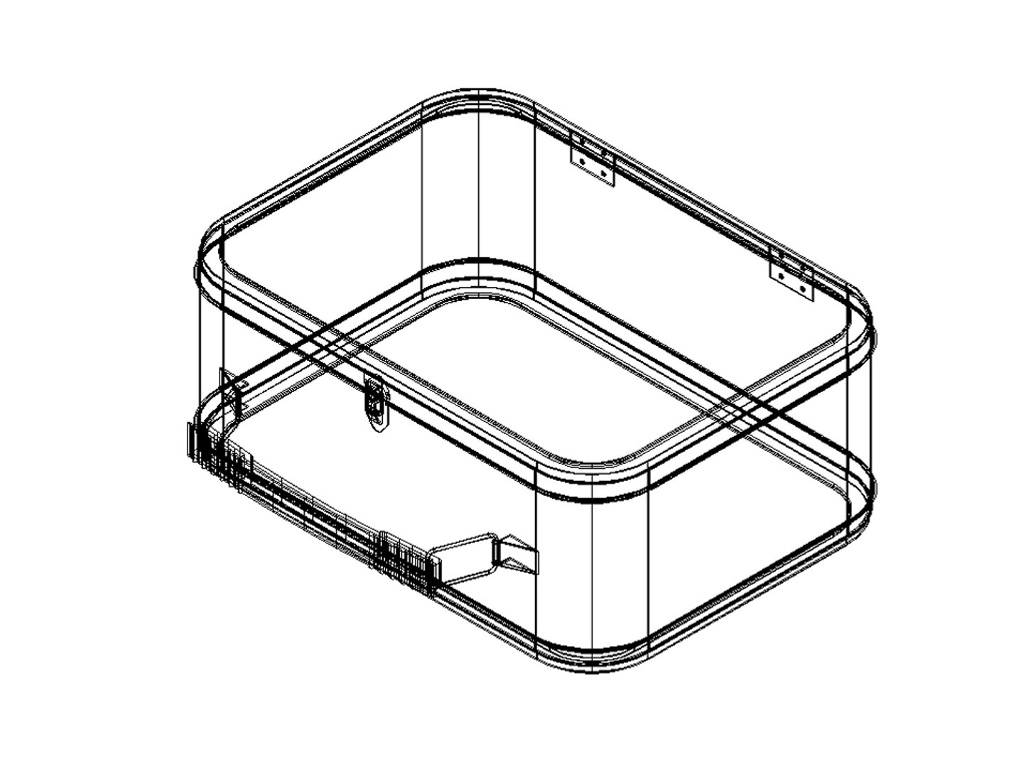 classic lunch box 3d model