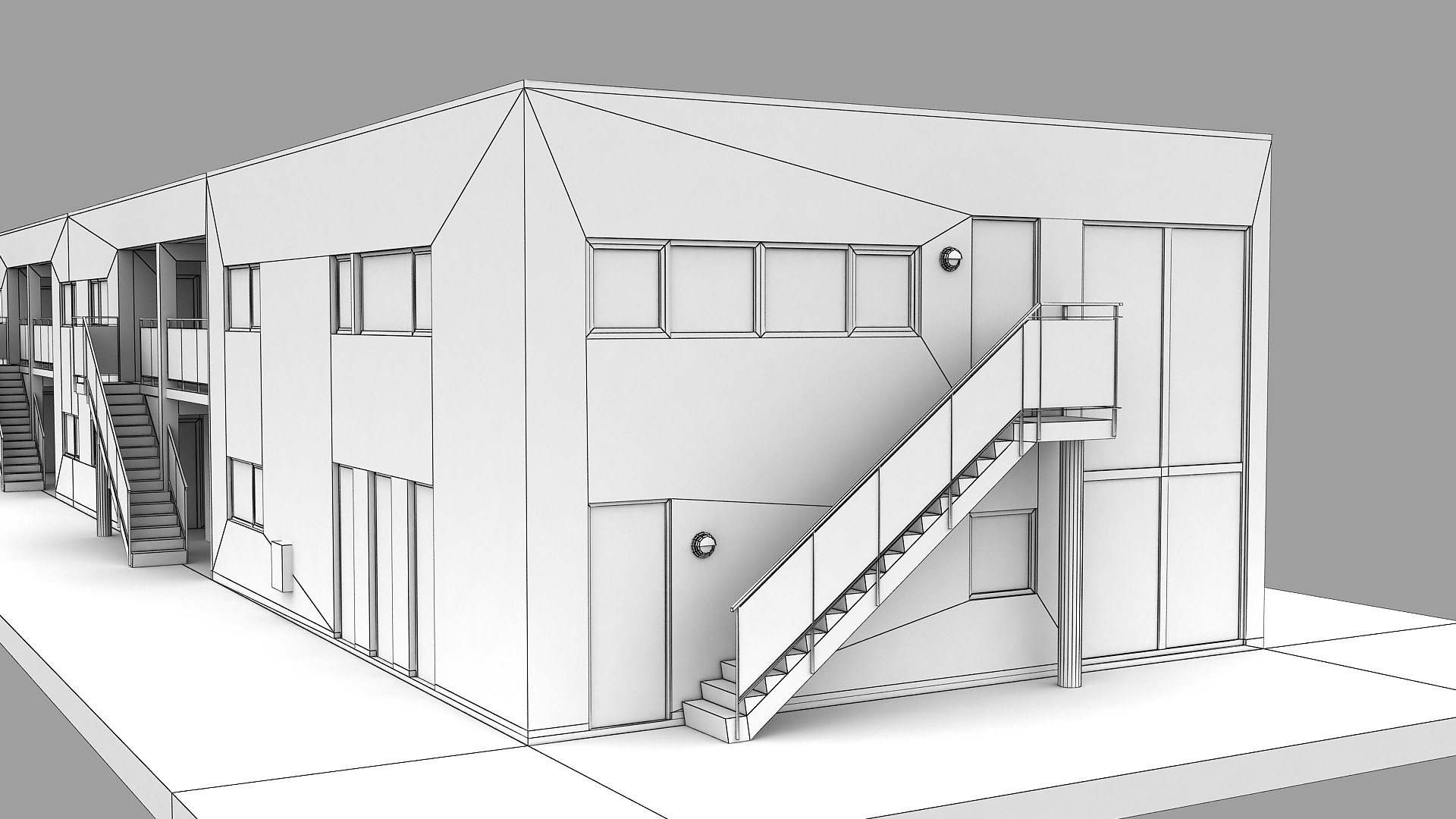 European Building 23 3D Model - TurboSquid 1588135