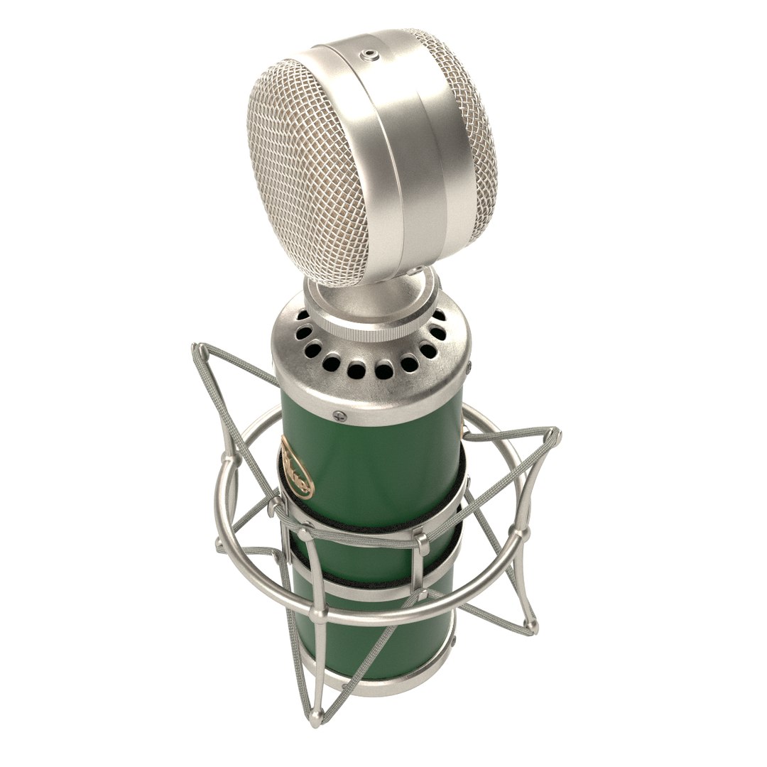 3d Microphone Blender Cycles Model