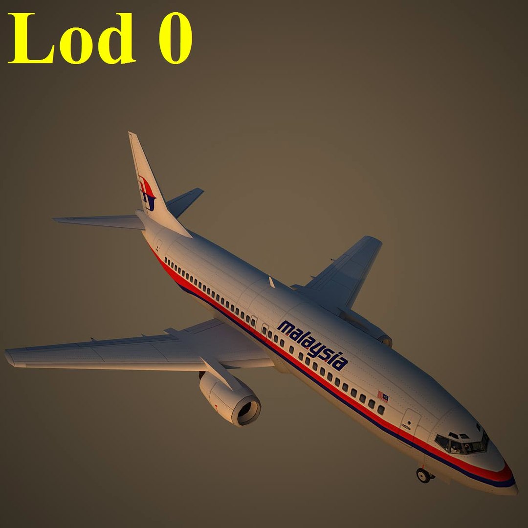3d boeing mas model