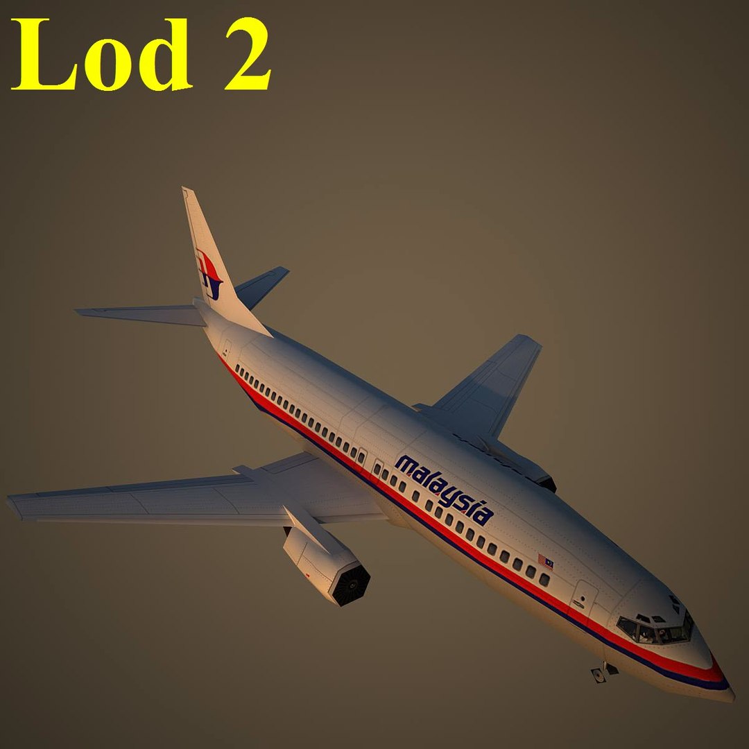 3d boeing mas model