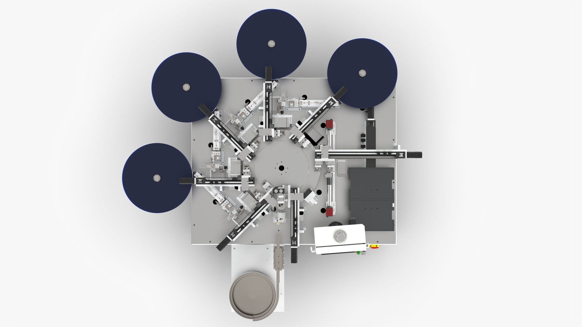 Automatic Elastic Tentacles Assembly Machine 3D - TurboSquid 2008623