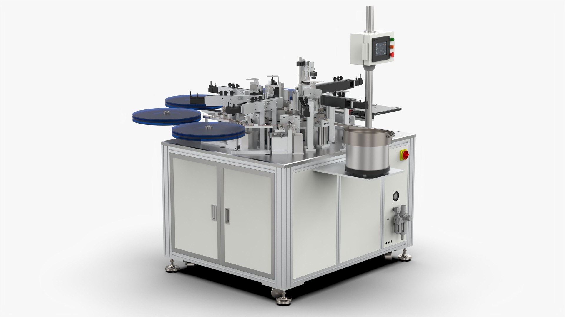 Automatic Elastic Tentacles Assembly Machine 3D - TurboSquid 2008623