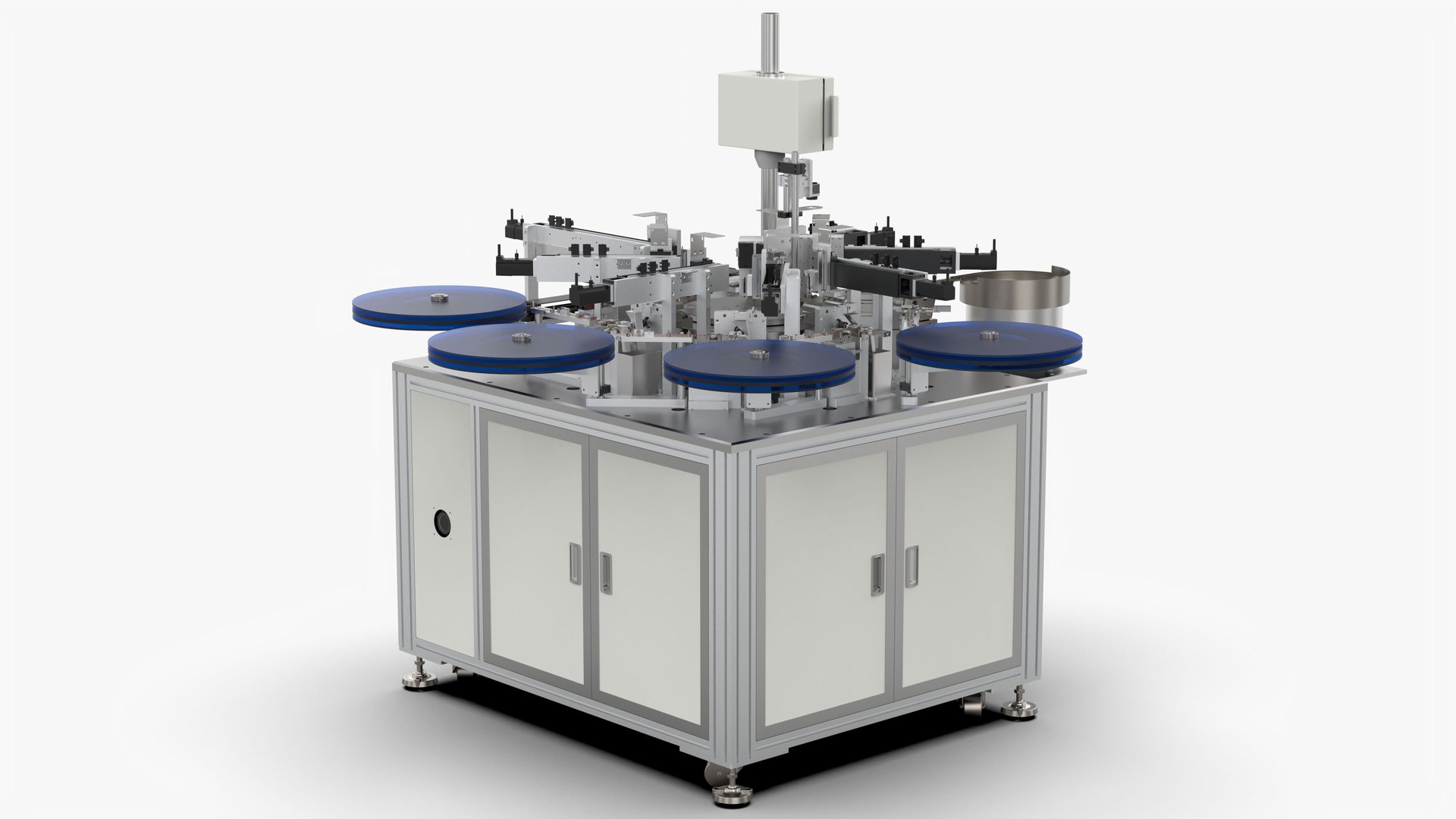 Automatic Elastic Tentacles Assembly Machine 3D - TurboSquid 2008623