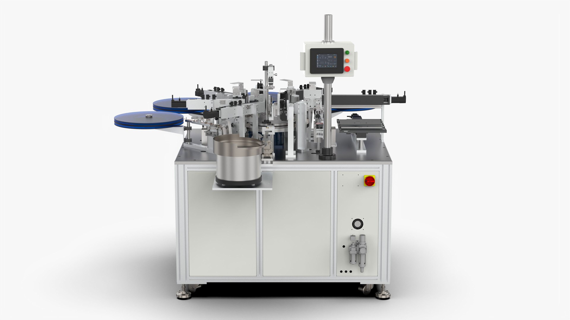 Automatic Elastic Tentacles Assembly Machine 3D - TurboSquid 2008623