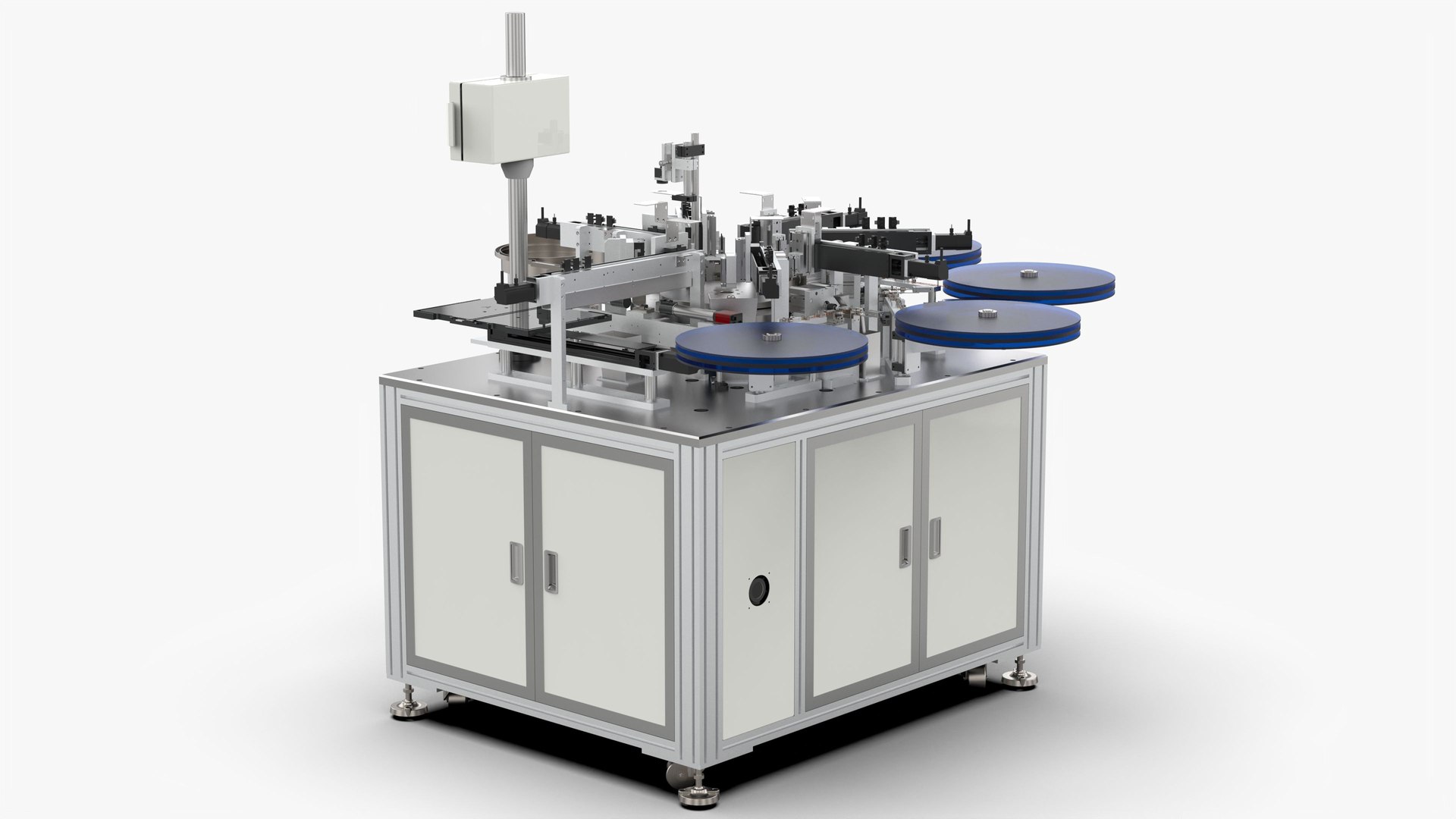 Automatic Elastic Tentacles Assembly Machine 3D - TurboSquid 2008623