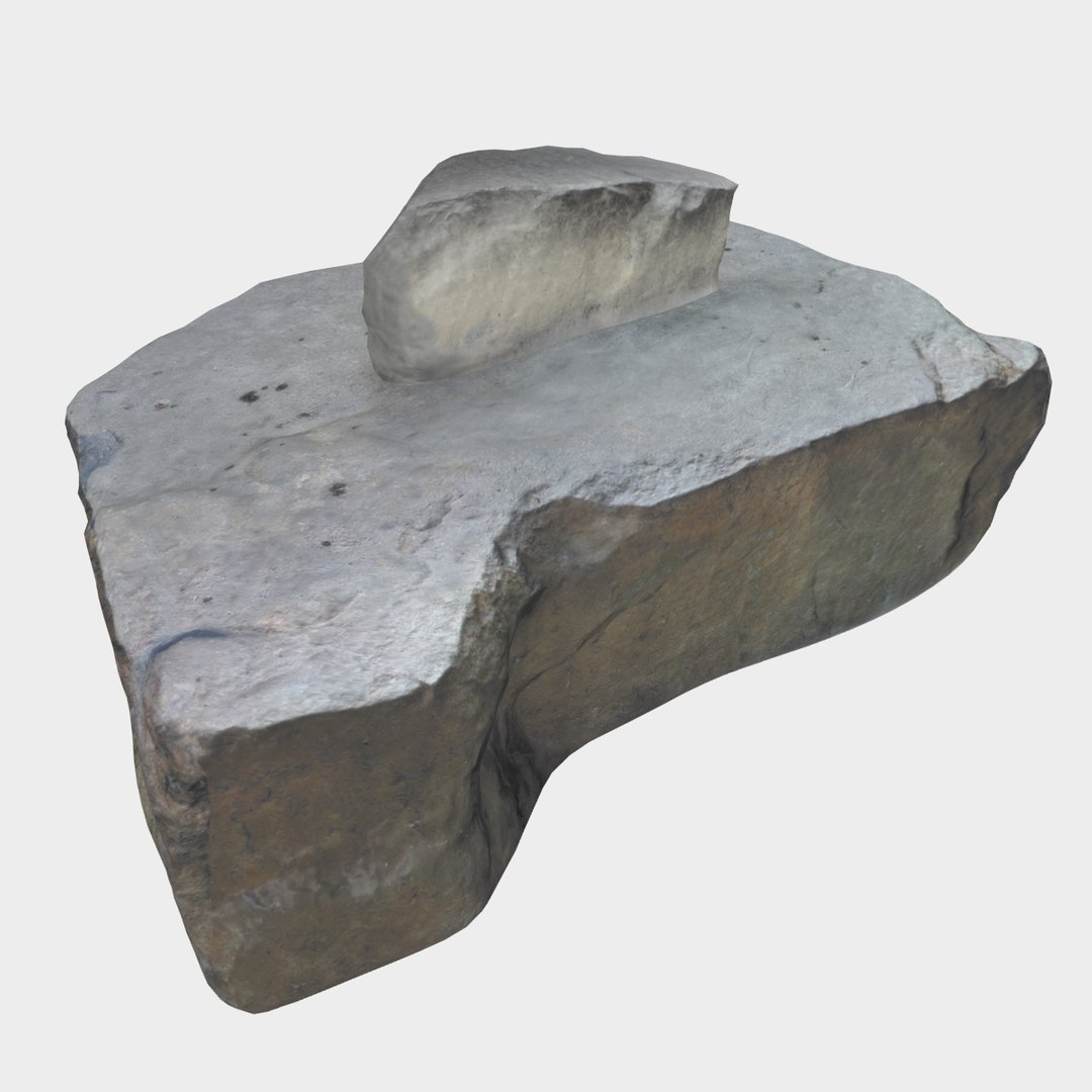 2 Rocks Stacked 3D Model - TurboSquid 1289546