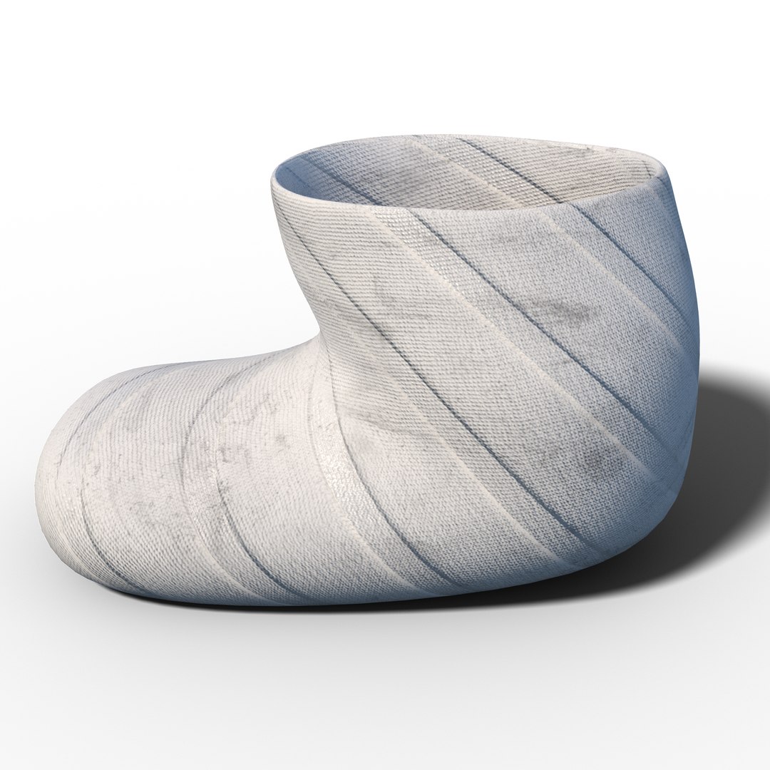 Leg Plaster Cast 3D Model - TurboSquid 2063716