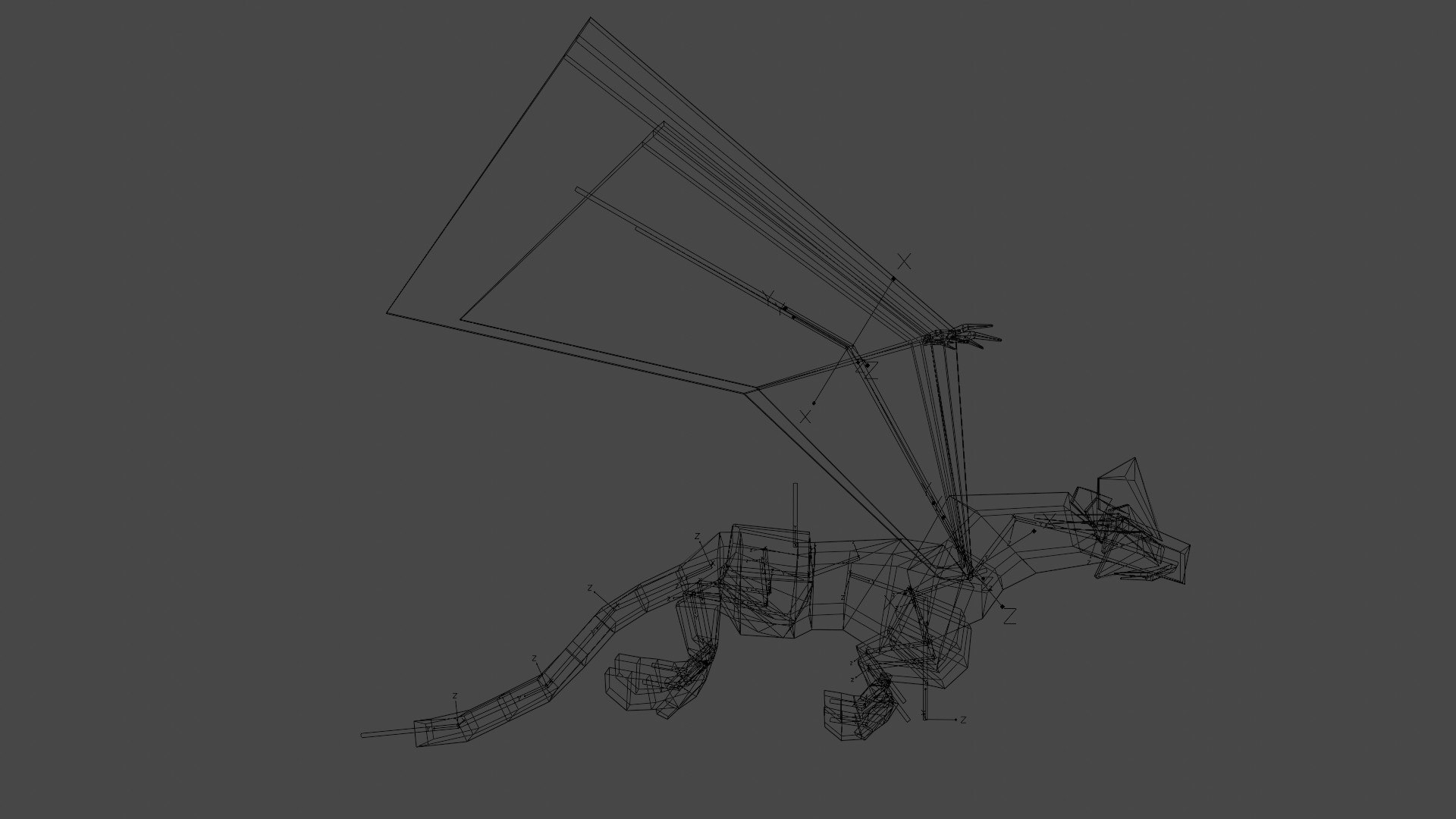 Dragon Base Mesh Rigged And Animated 3D Model - TurboSquid 2000426