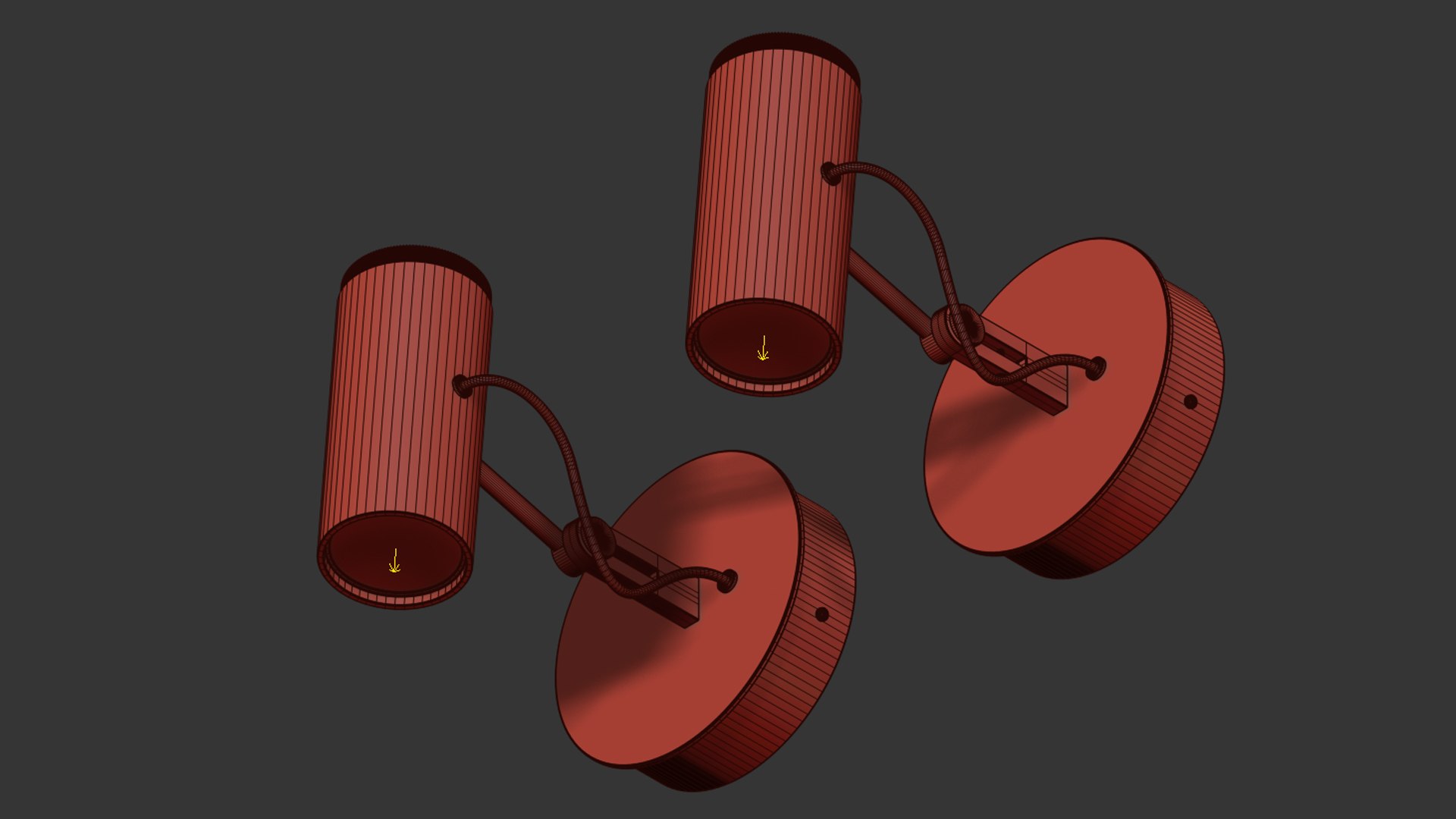 3D Model Marset By Joan Gaspar Wall Lamp - TurboSquid 2106073