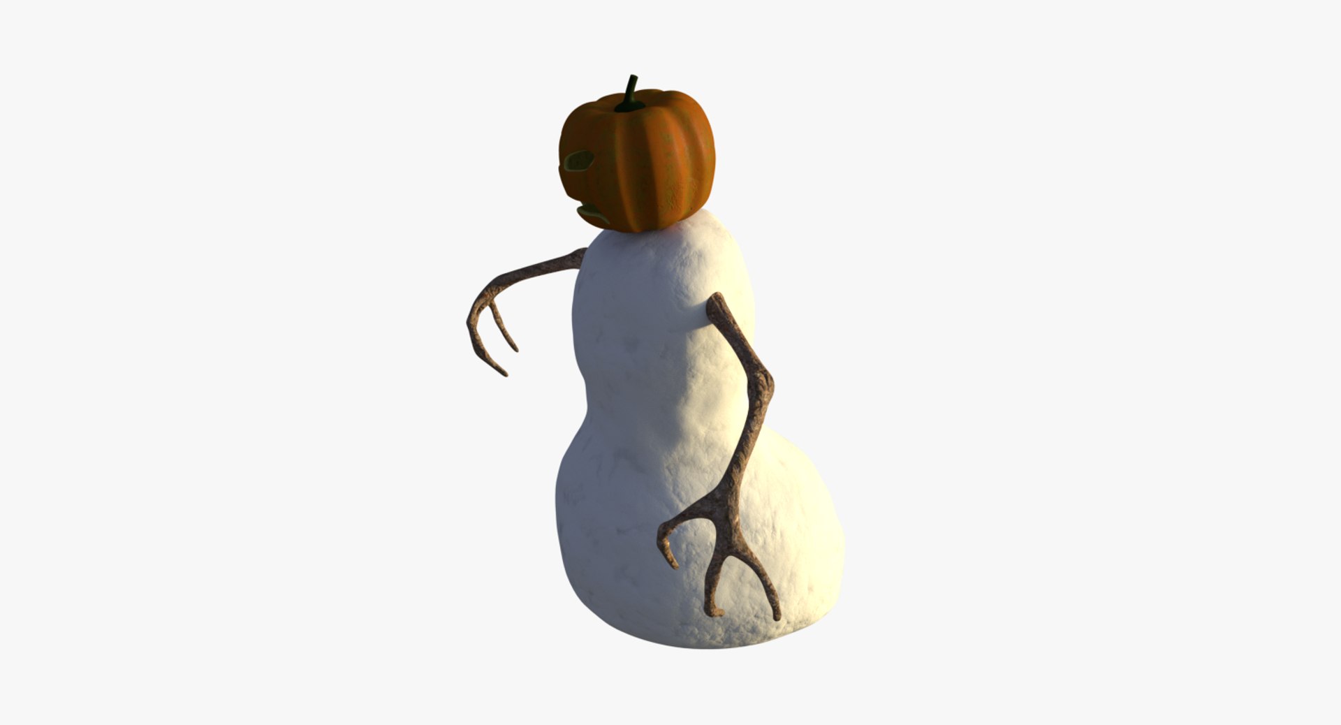 3D Evil Snowman - TurboSquid 1167838