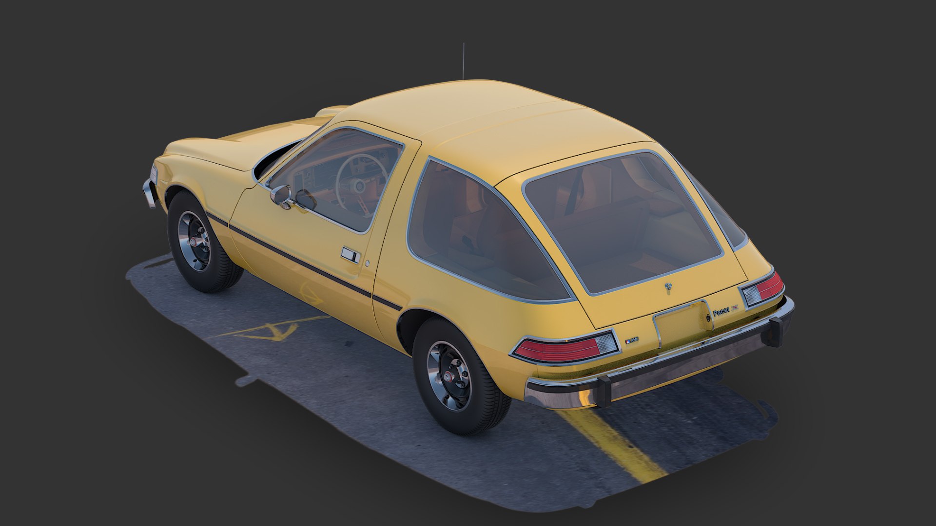 AMC Pacer X 3D - TurboSquid 2292599