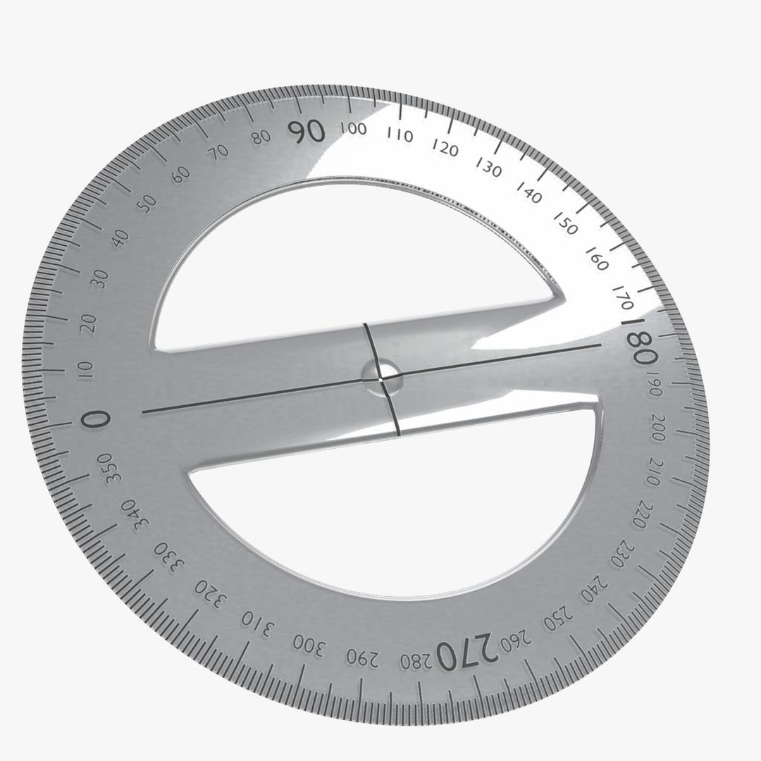 Circular Protractor 3D Model - TurboSquid 1542590