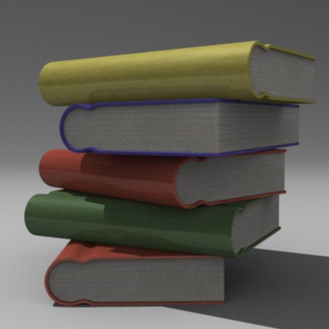 3D book model - TurboSquid 324934