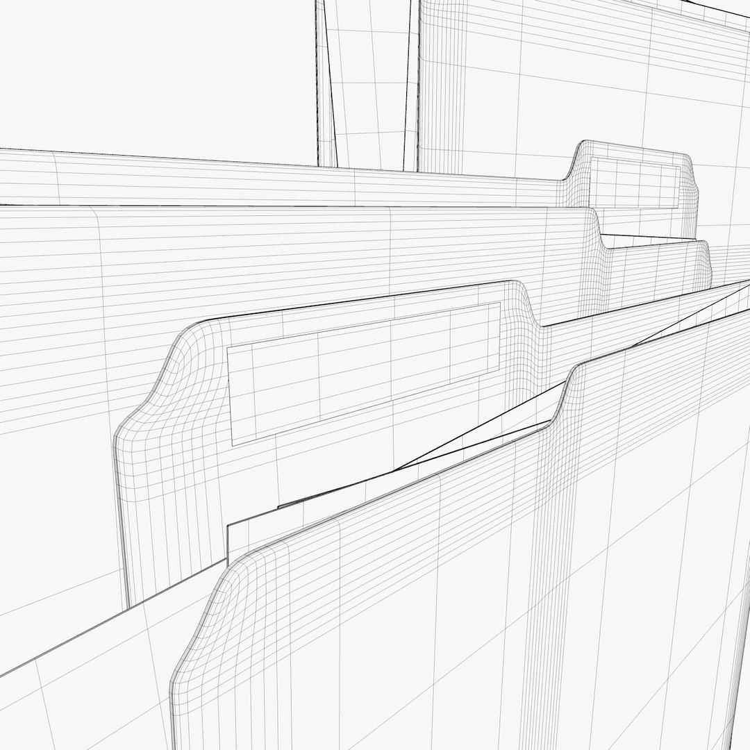 File Folders Archive 3D Model - TurboSquid 1561244