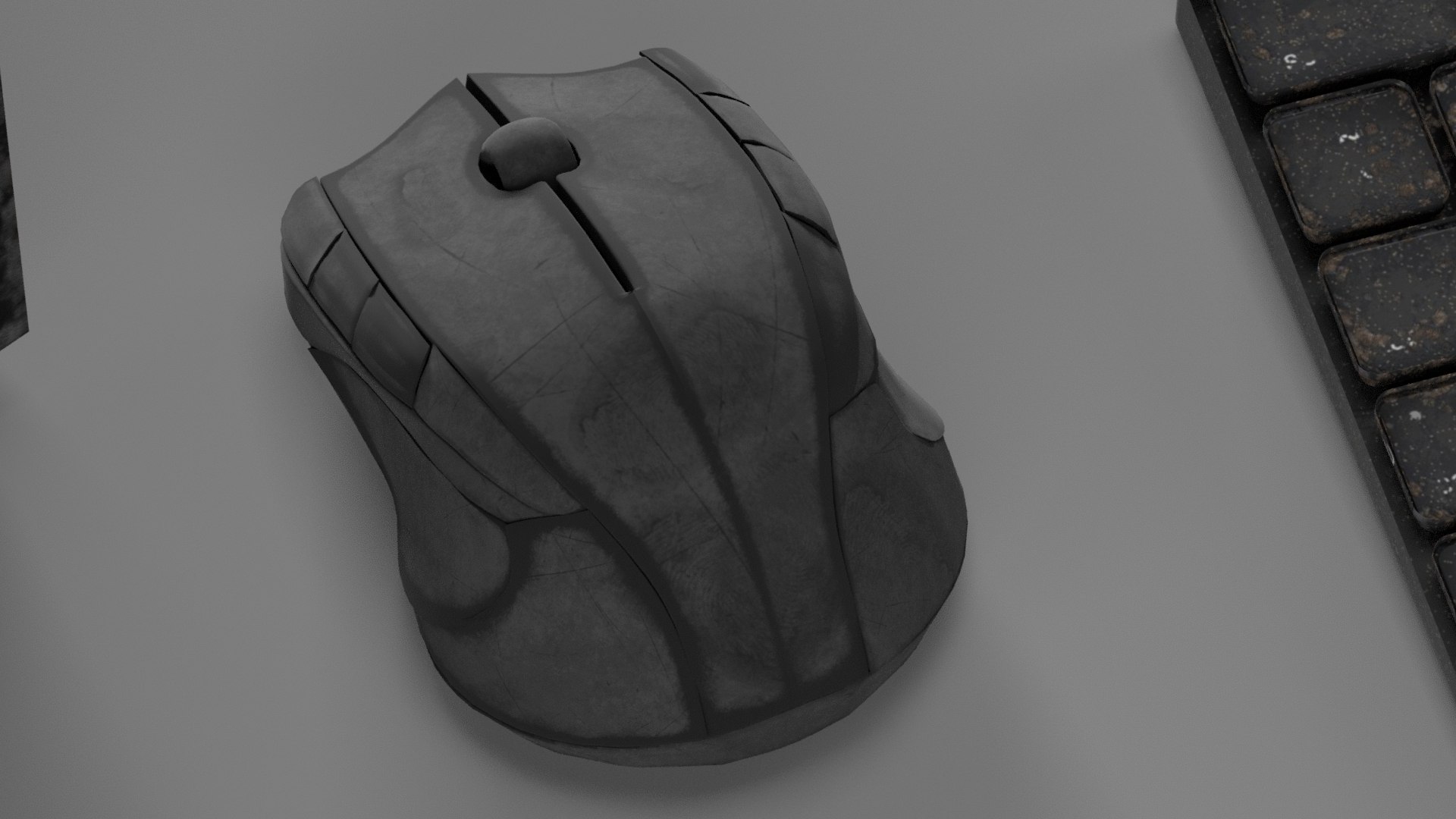 3D model Old Dusty and Rusty desktop computer and monitor - TurboSquid ...