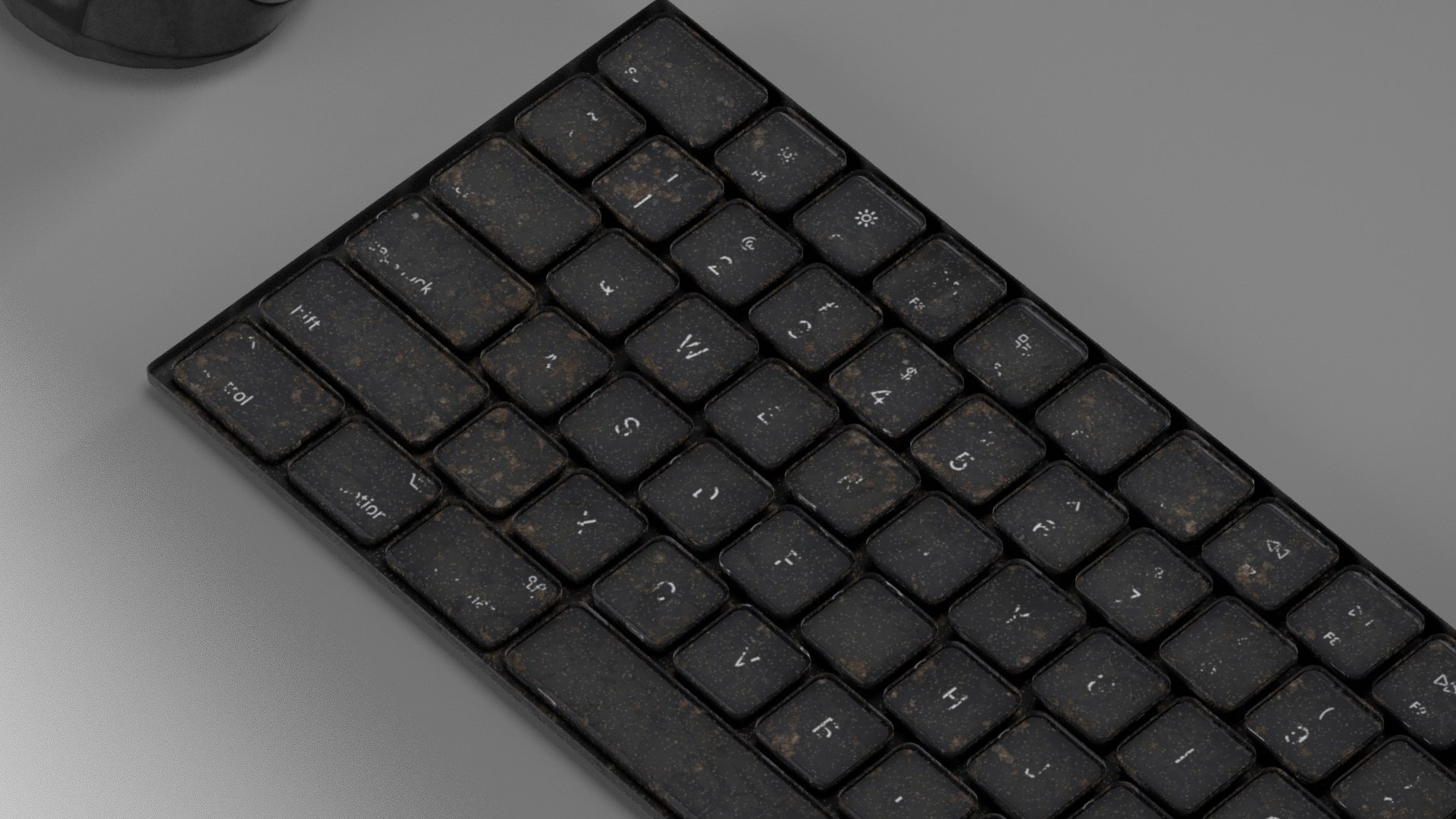 3D model Old Dusty and Rusty desktop computer and monitor - TurboSquid ...