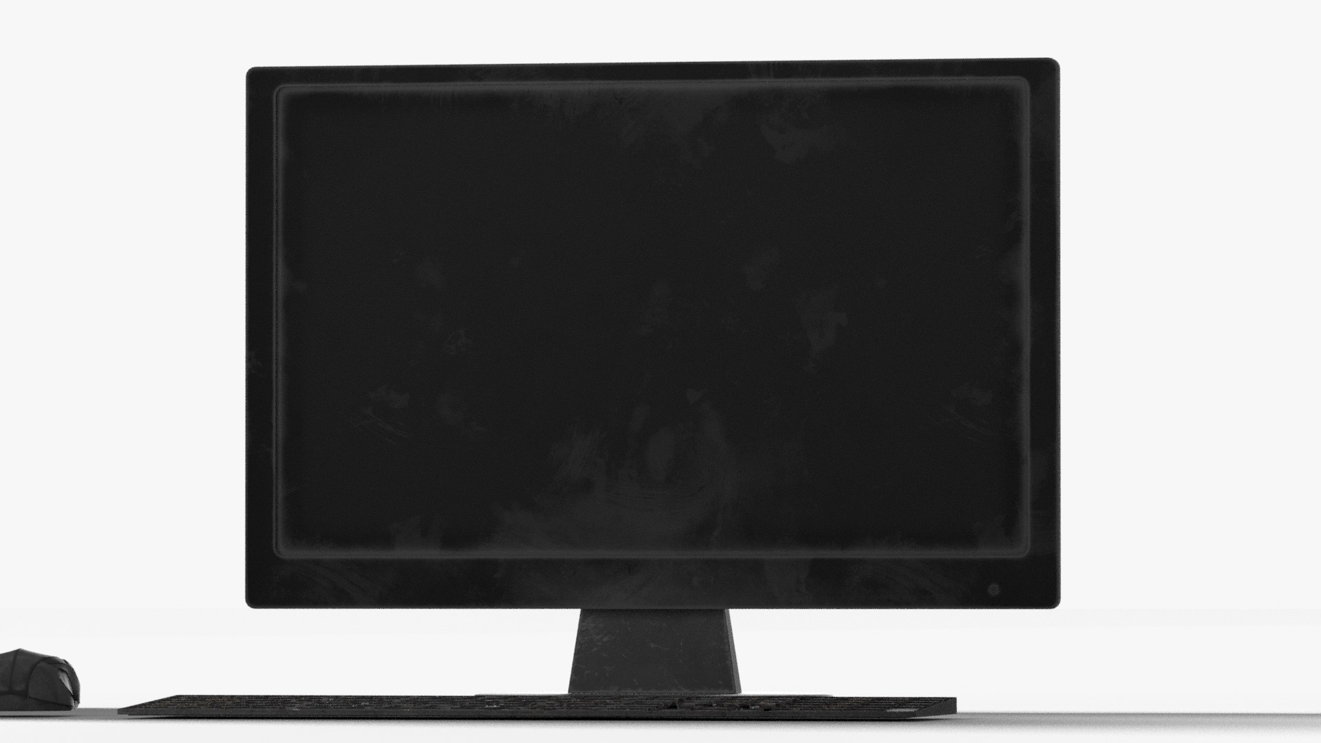 3D model Old Dusty and Rusty desktop computer and monitor - TurboSquid ...