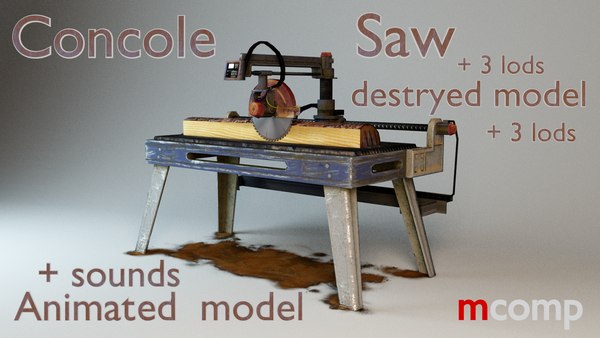Table Saw 3D Models for Download | TurboSquid