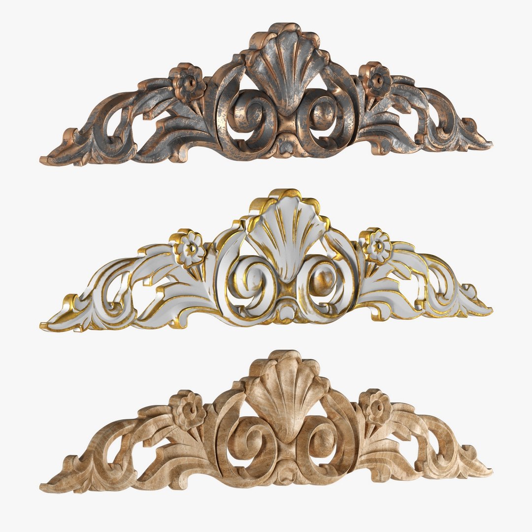 Appliques 01 3D Model - TurboSquid 2348234