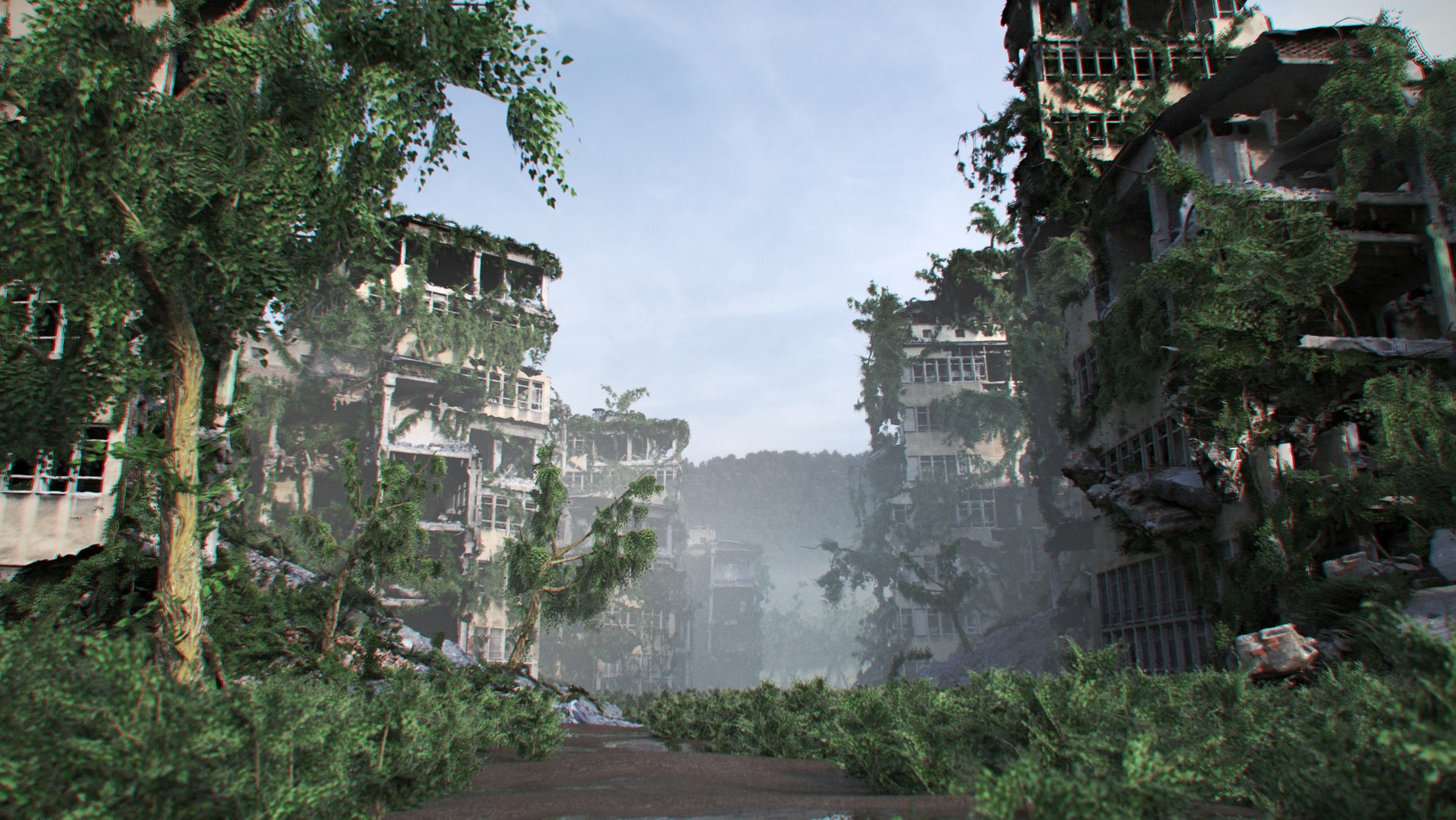 Apocalyptic Buildings Pack 3D Model - TurboSquid 2283085