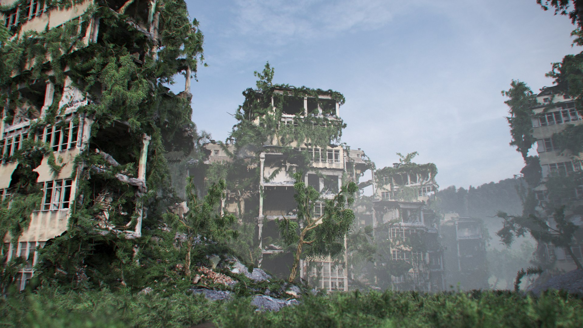 Apocalyptic Buildings Pack 3D Model - TurboSquid 2283085