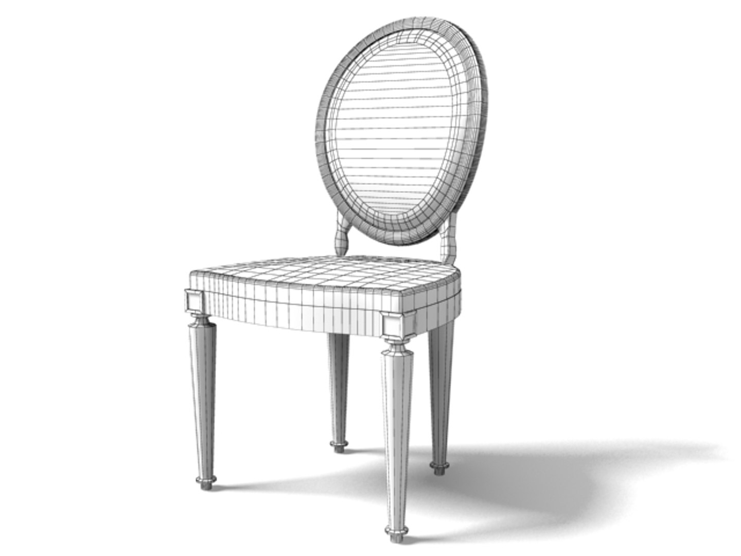 3d classic chair model