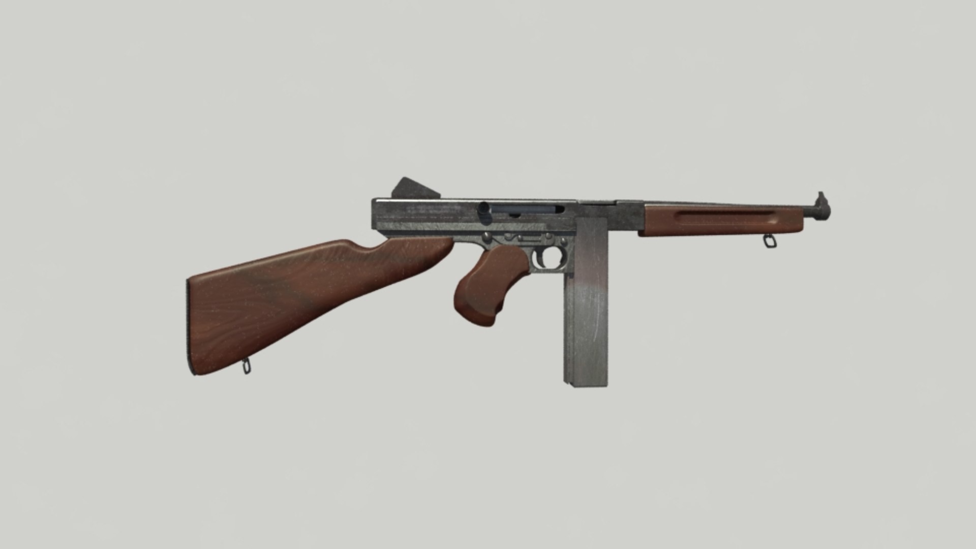 Thompson Sub-machine Gun 3d Ma