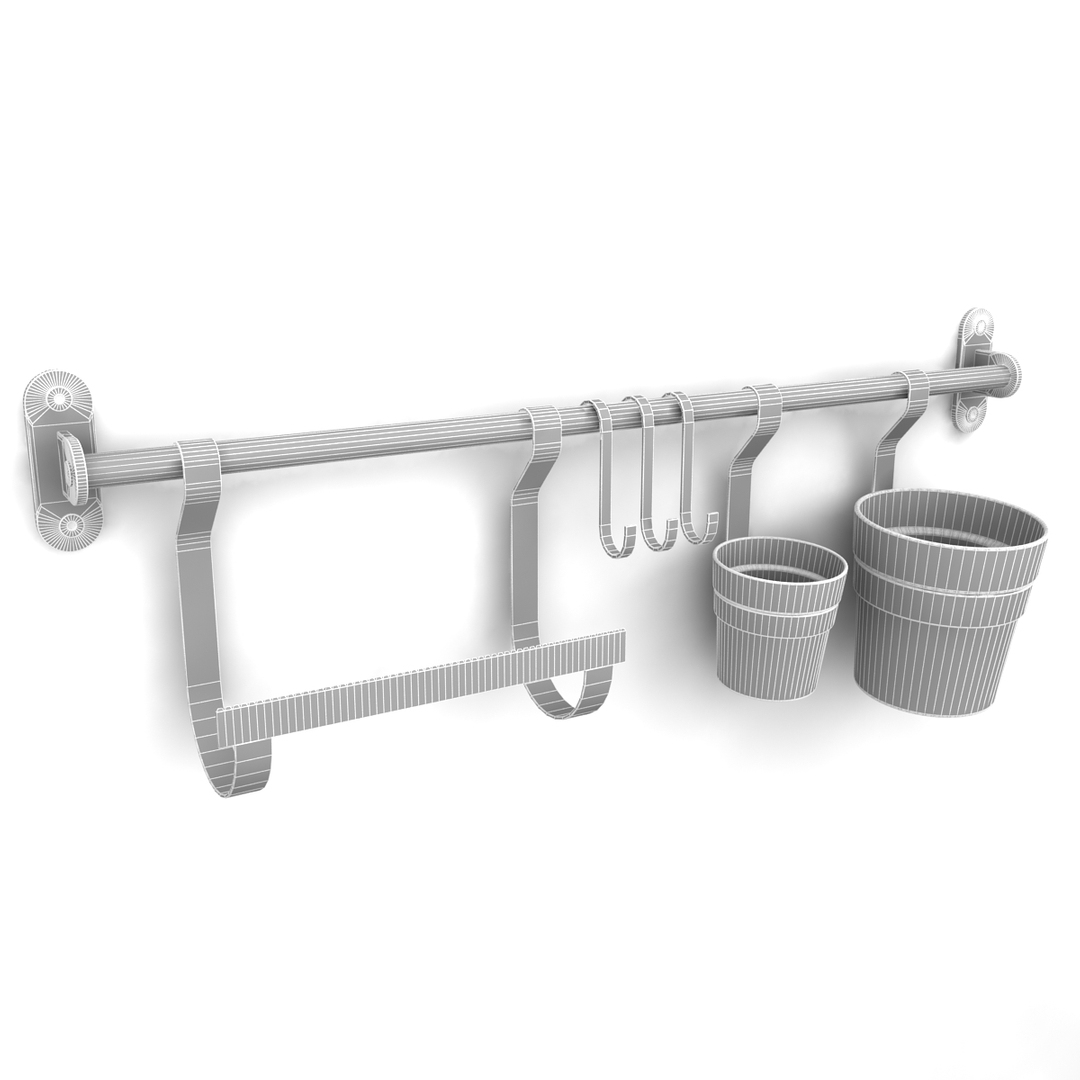 kitchen rack 3d model
