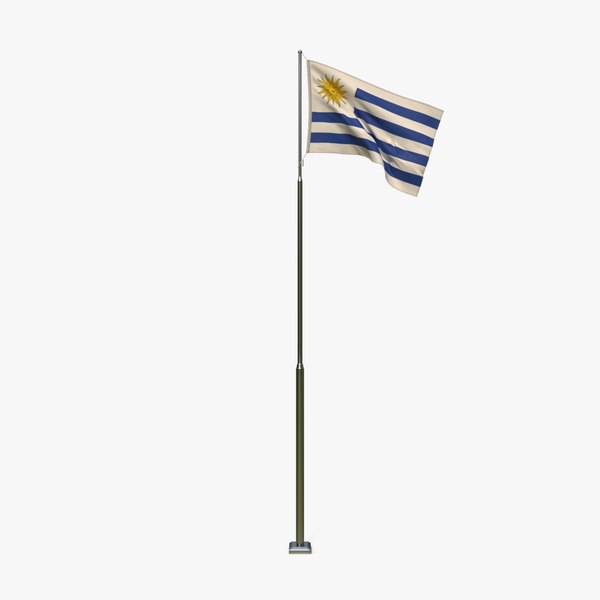 modelo 3d Bandera uruguaya animada - TurboSquid 1799778