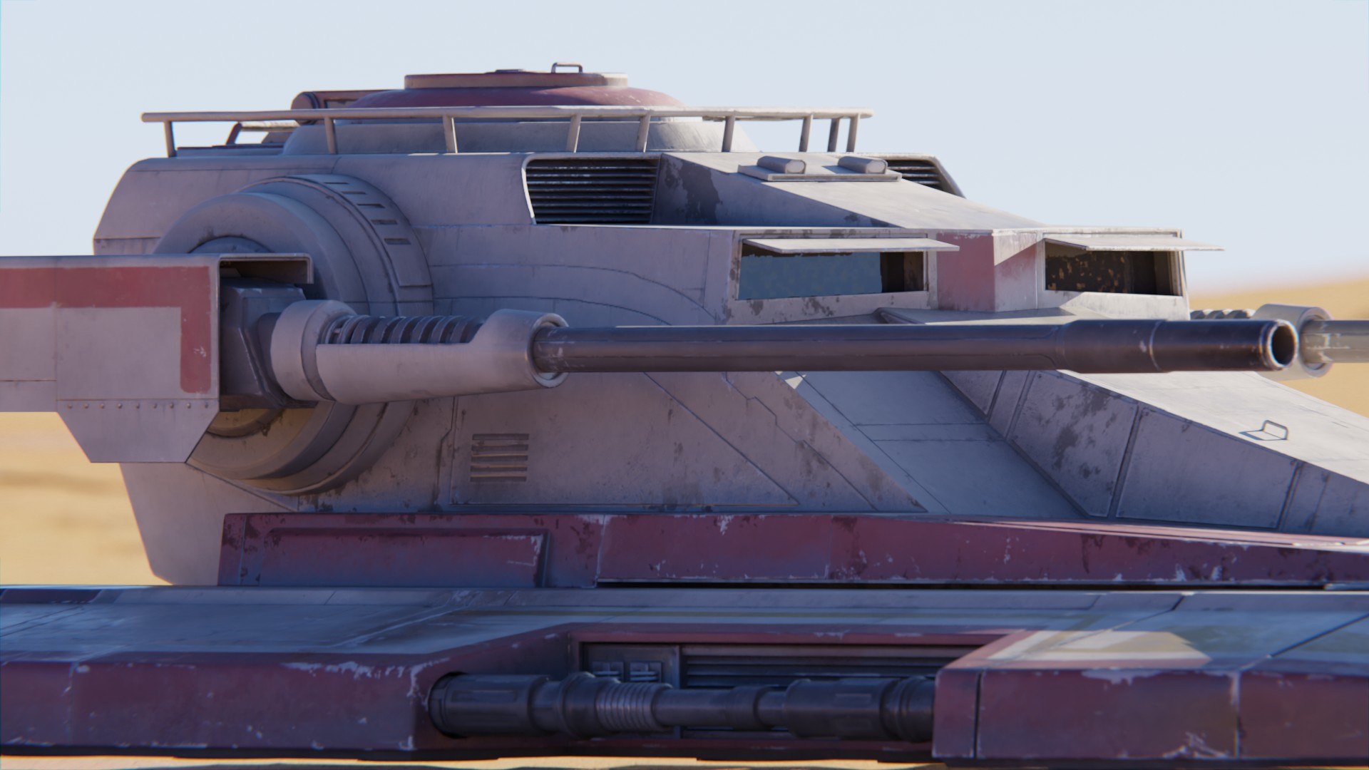 Star Wars TX-130 Saber-Class Fighter Tank 3D Model - TurboSquid 2325976